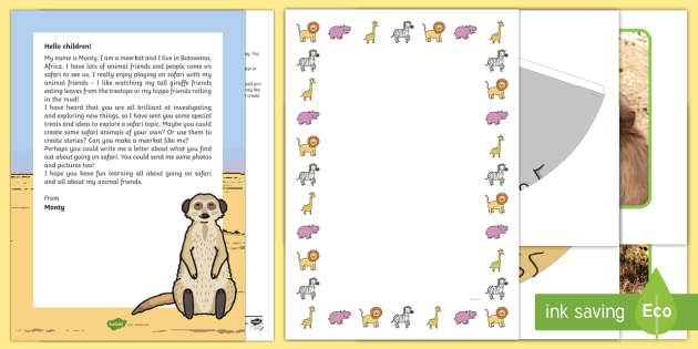 Editable Meerkat Message and Resource Pack (teacher made)