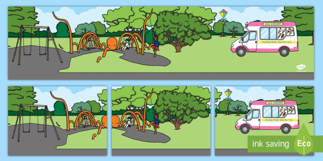 Small World Background (Park) (teacher made)