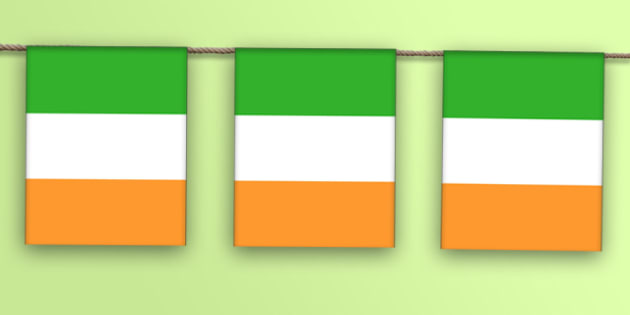 Republic of Ireland Flag Bunting (teacher made)