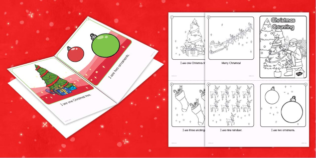 Christmas Counting Emergent Reader (teacher made)
