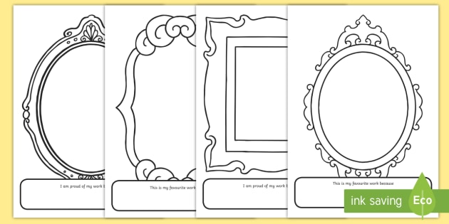 FREE! - Work Description Picture Frames (teacher made)