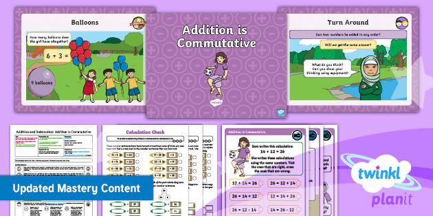 Y2 Commutativity PlanIt Maths Lesson (teacher made)