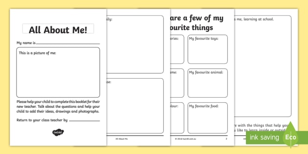 Printable First Day of School Template | Twinkl