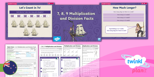 Level 3 Basic Facts: Multiplication and Division Facts 7, 8, 9 Lesson 1