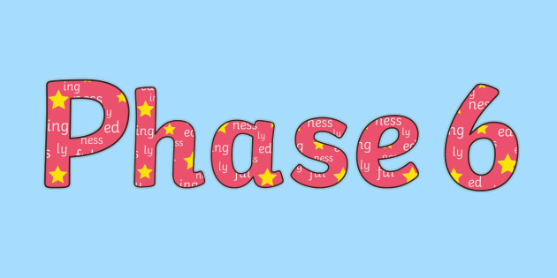 Phase 6 Display Lettering - Phase 6 Display Lettering