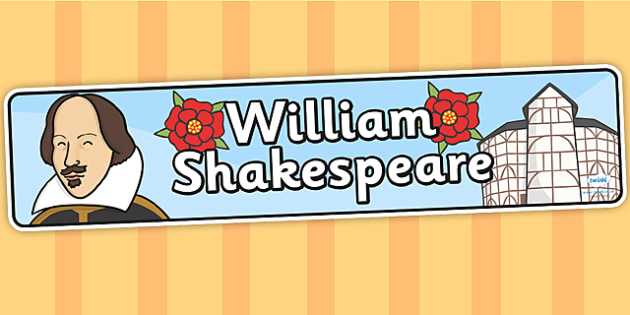William Shakespeare Display Banner - william shakespear, display, banner