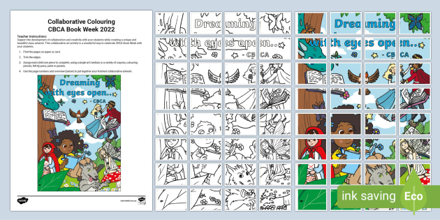 CBCA Book Week Collaborative Art Activity (teacher made)