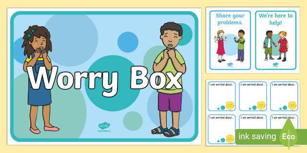 All About Me Worry Box Activity Pack (teacher made)