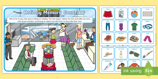 Holiday Memory Game (teacher made)