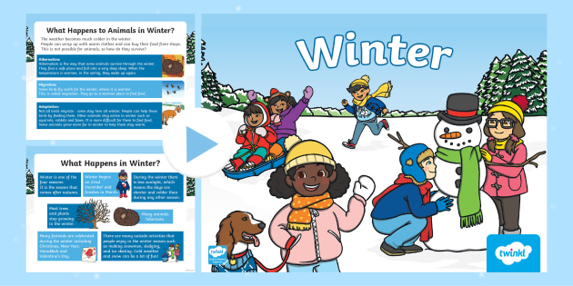 What Happens in Winter PowerPoint - KS1 Resources
