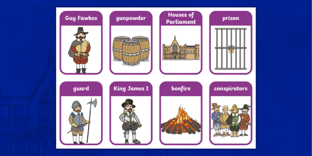 The Gunpowder Plot Game - Flashcards (teacher made)