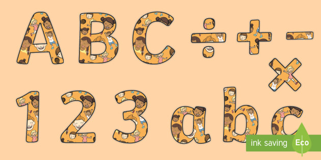 👉 All About Me Display Lettering - All About Me Display Lettering