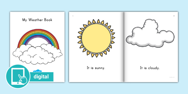 My Weather Book Early Emergent Reader eBook - Twinkl