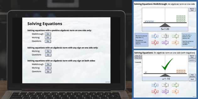 FREE! - 👉 Interactive Visual Equation Solver and Questions | Beyond