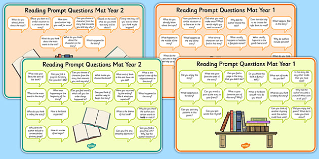 2014 National Curriculum Reading Prompt Questions Mats KS1