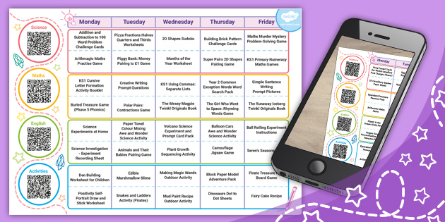 FREE! - Home Learning Plan for Ages 6 - 7 | Parents