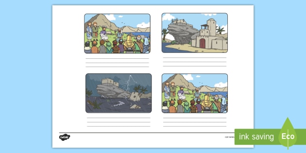 The Two Builders Storyboard Template (teacher made)
