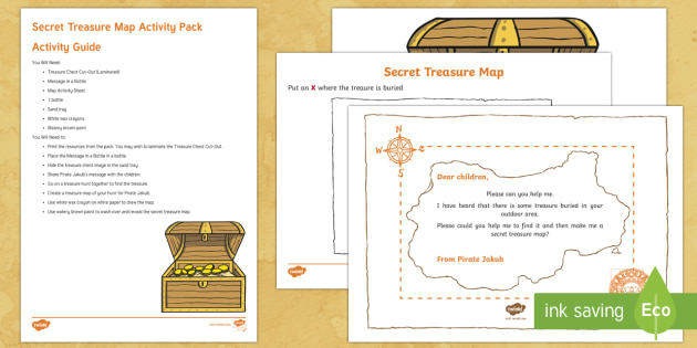 Pirate Map Resource Pack (teacher made)