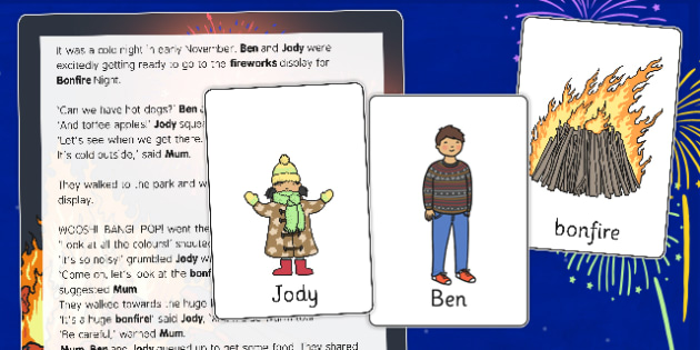 Bonfire Night Listening Story Activity