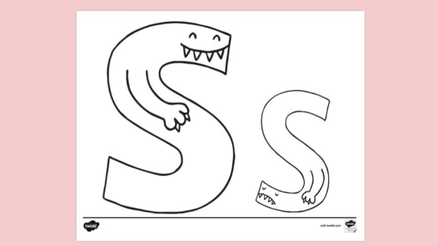 Letter S Colouring | Colouring Sheets