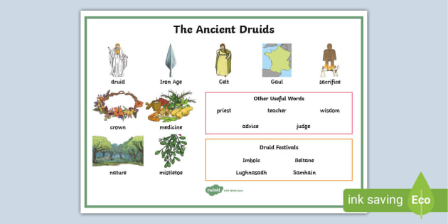 Druids Word Mat