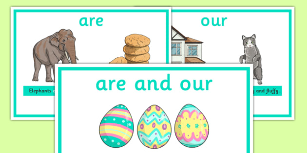 Are And Our Display Posters (teacher made)