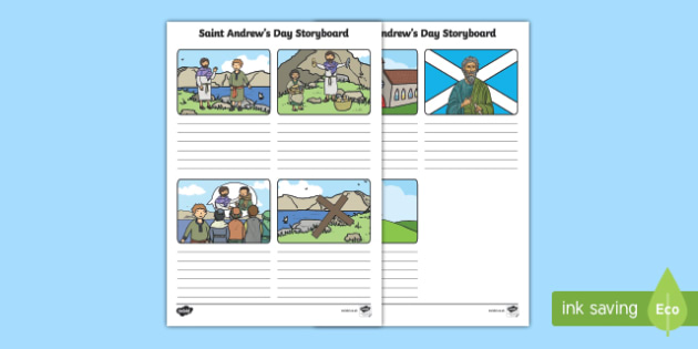 St Andrew's Day Storyboard Template