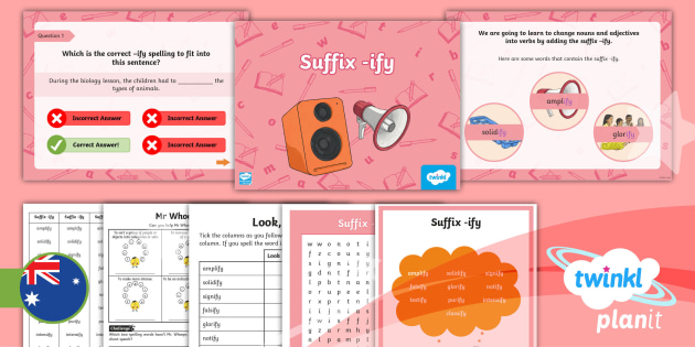 Year 6 Spelling: Suffixes Lesson 1