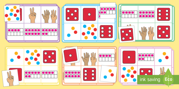 Subitizing Numbers To 10 Bingo Editable Bingo And Lotto Game Subitizing Numbers To 10 Bingo Editable Bingo And Lotto Game