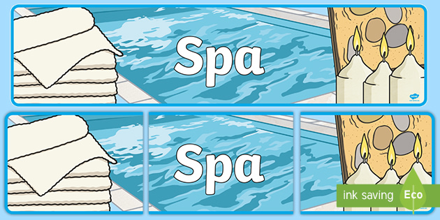 The Spa Dramatic Play Banner (teacher made)