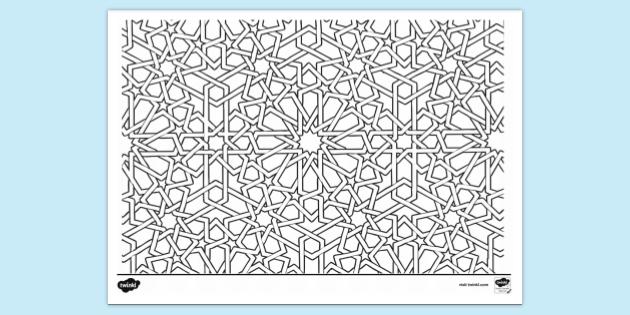 FREE! - Printable Pattern Colouring Page | Colouring Sheets