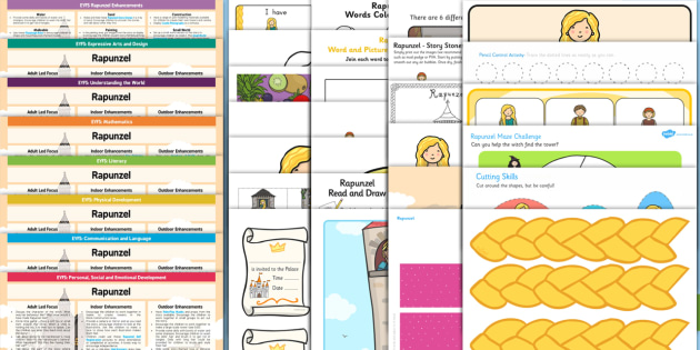EYFS Rapunzel Lesson Plan Enhancement Ideas and Resources Pack