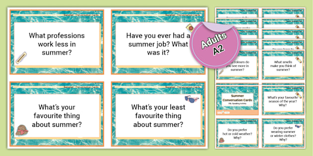 Language Conversation Cards • Twinkl.com.au