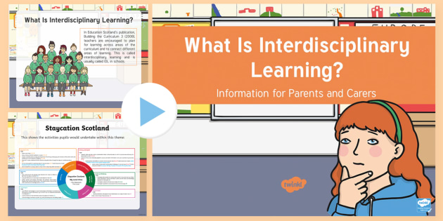 CfE What Is Interdisciplinary Learning? Information for Parents and Carers