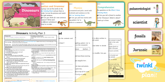 Dinosaurs Guided Reading 3 Y1 (teacher made)