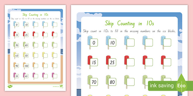 Stage 4 Skip Counting in 10s