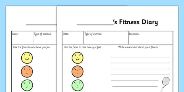 Fitness Diary - fitness diary, fitness, diary, journal