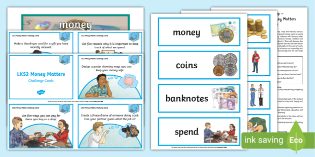 FREE! - PSHE and Citizenship LKS2 Money Matters Additional Resources