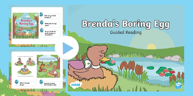 Brenda's Boring Egg: KS1 Guided Reading Questions PowerPoint