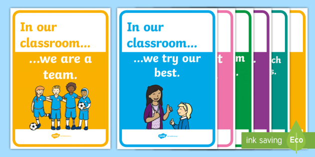 In Our Classroom Display Posters (teacher made)