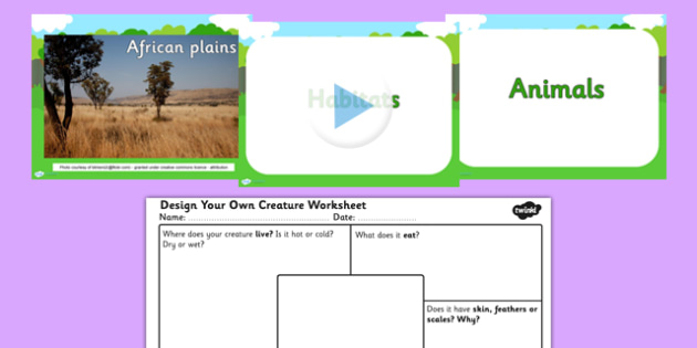 Habitat Worksheets Ks2