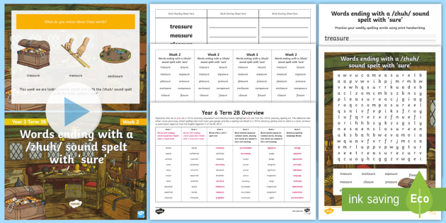 Year 3 Term 3B Week 2 Spelling Pack