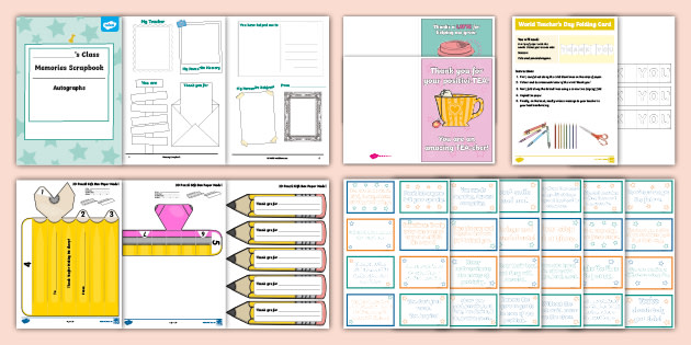 World Teachers' Day Appreciation Pack