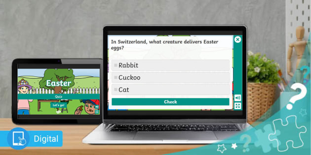 Multiple Choice Easter Interactive Quiz | Twinkl Go!