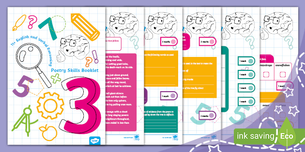 11+ English and Verbal Reasoning Poetry Skills Booklet