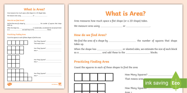 Counting Squares Areas | twinkl.com.au