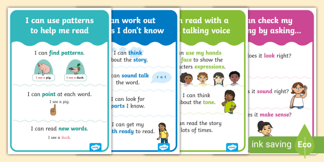 Guided Reading Display A4 Posters (teacher made)