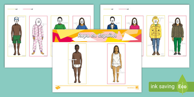 Spanish Clothing Dress Up Activity
