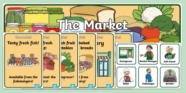 The Market Role Play Pack-the market, role play, role play pack, the market