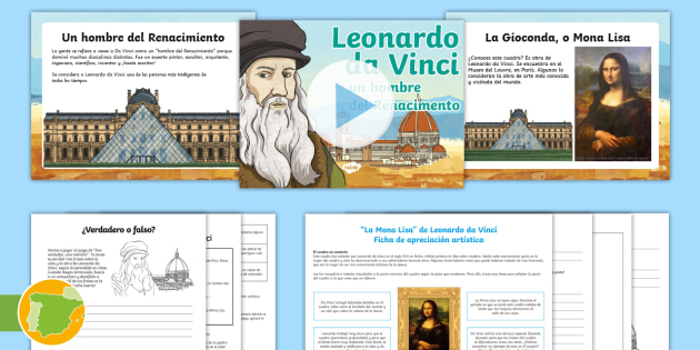 Pack de programación: Leonardo da Vinci (teacher made)